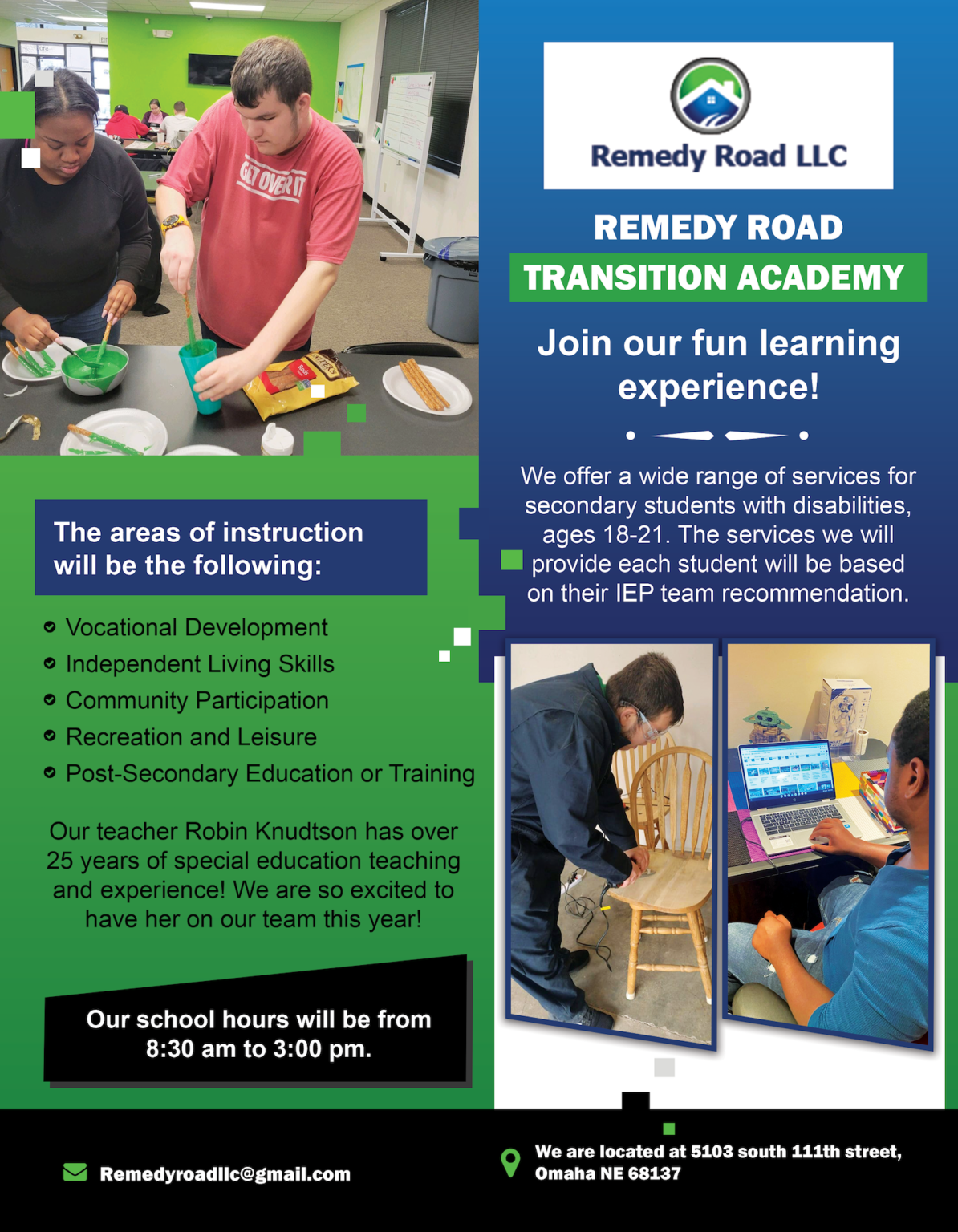 Transition Academy – Remedy Road LLC